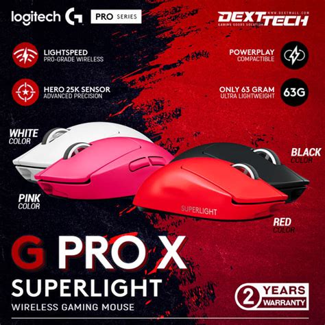 Logitech G Pro X Superlight Wireless Gaming Mouse Lazada Indonesia