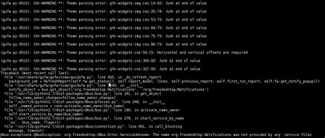The Name Orgfreedesktopnotifications Was Not Provided By Any Service Files
