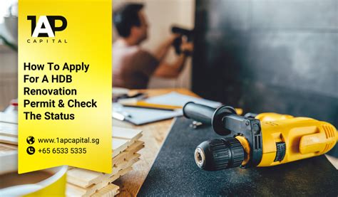 How To Apply For A HDB Renovation Permit And Check The Status