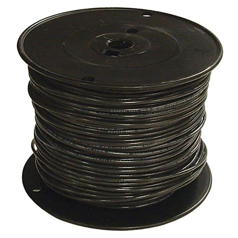 Southwire 1000 Ft 6 Black Stranded Cu Simpull Thhn Wire 20493305 The