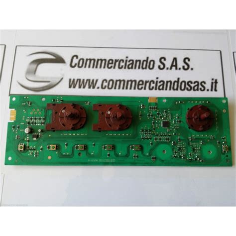 SCHEDA COMANDI COD. 16200210902 PER LAVATRICE INDESIT IWSC 5105 USATO VLX