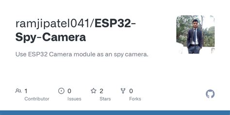 Github Ramjipatel041 Esp32 Spy Camera Use Esp32 Camera Module As An Spy Camera