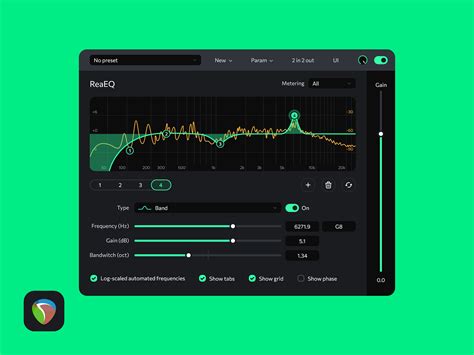 ReaEQ Reaper Plugin Redesign Behance