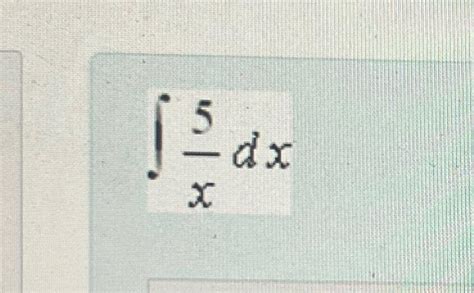 Solved X Dx Chegg Com