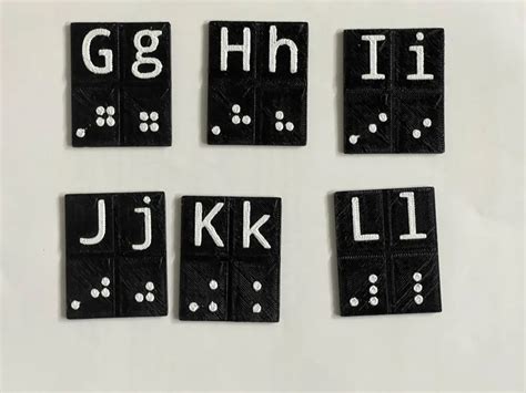 Braille Alphabet Flashcards Free 3d Print Model Makerworld