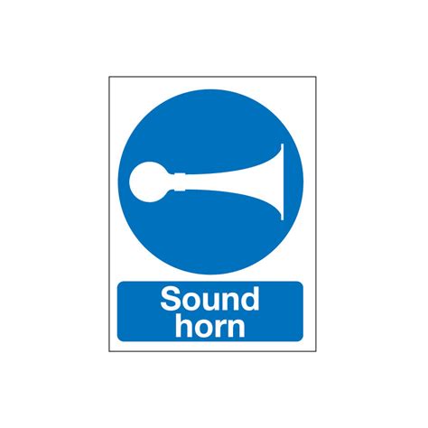 Sitesafe Sound Horn Rigid Pvc Sign 420mm X 594mm Cromwell Tools