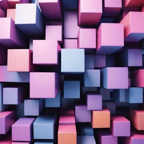 premium photo abstract geometric cube background extreme closeup 3d