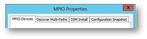 C Configuring Microsofts Own MPIO For SANsymphony Virtual Disks