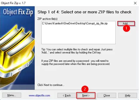 object fix zip your solution to repairing corrupted zip archives gear up windows