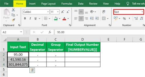 NUMBERVALUE Excel Function Syntax Examples How To Use