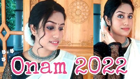 🔥bold And Elegant Onam Makeup Lookഇനി ഓണം കളർ ആവും🌼 Youtube