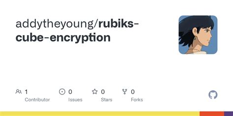 Github Addytheyoungrubiks Cube Encryption