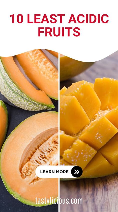 10 Least Acidic Fruits Tastylicious Acid Reflux Recipes Low Acid