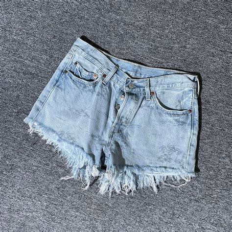 리바이스 501 여성 청 반바지 데님 핫팬츠 26 27인치 세컨웨어 헬로마켓