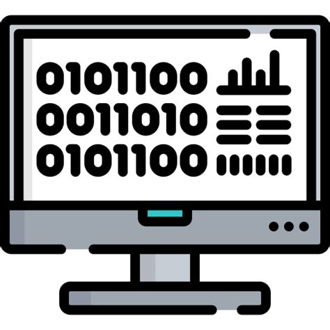 Binary Code Special Lineal Color Icon