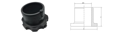 Hdpe Electrofusion Stub Endflange Adaptor With Bar Code Def Pipeline