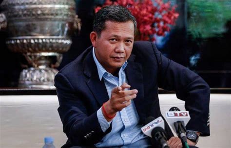 លោកបណ្ឌិត ហ៊ុន ម៉ាណែត បាន បញ្ជាក់ ថា លោក មិន ឯកភាព ឱ្យ ខេត្ត ជាប់ មាត់ សមុទ្រ កម្ពុជា ក្លាយ ទៅ