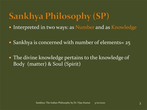 Sankhya Darshan By Dr Vijay Kumar Teacher Educator Pptx Hinduism Religion And Spirituality