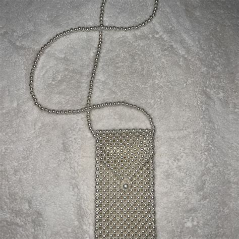 Pearl Beaded Phone Case With Chain Strap Depop