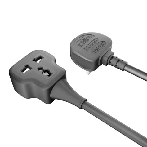 Universal Flat Plug 220v Electrical Extension Cable Outdoor Waterproof Power Cord Socket Power