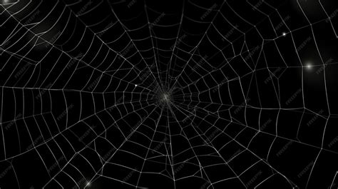 Premium Ai Image Hd Dome Spider Web Animation On Black Background