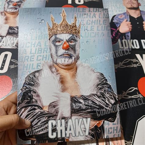 027 Chaky Cll Chile Lucha Libre Cuadrosretro