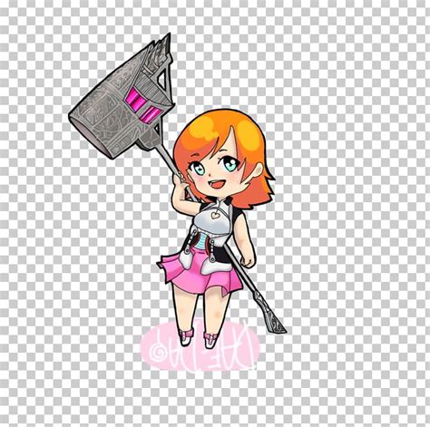 Nora Valkyrie Jaune Arc Fan Art PNG Clipart Anime Art Cartoon Character Chibi Free PNG