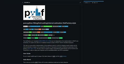 Pyhf Python Histfactory Pyhf Twitter