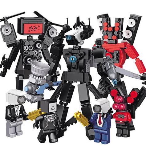 위메프플러스 Kc인증 어린이용 장난감선물 스키비디토일렛 블럭세트 장난감