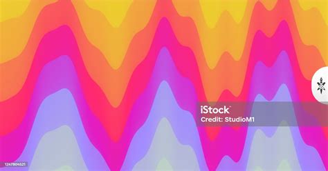Glitched Gradient Structure Abstract Waveform Background 3d Technology Style Vector Illustration