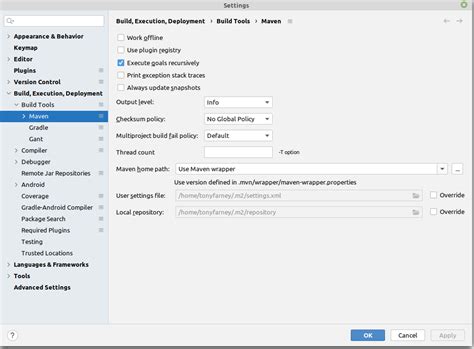 Intellij No Valid Maven Installation Found When Configured To Use Maven Wrapper Stack Overflow