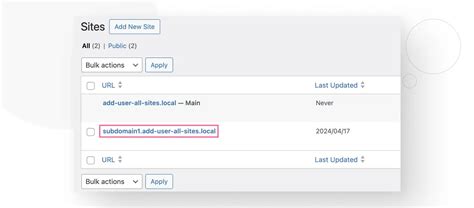Wordpress Multisite How To Add A User To All Sites White Canvas