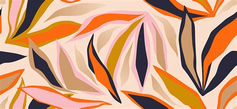 창조적 인 콜라주 현대적인 원활한 패턴입니다 간단한 손으로 그린 추상 패턴입니다 자연 색상 디자인을 위한 유행 템플렛 가을에 대한 스톡 벡터 아트 및 기타 이미지 Istock