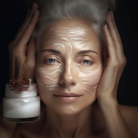 Premium Ai Image Anti Aging Cream Concept