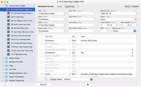 Metadata Editor For Movie Audio Files AV Metadata Edit Tranquillity Base