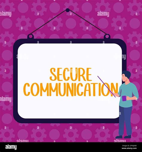 Inspiration Showing Sign Secure Communication Business Idea Preventing Unauthorized