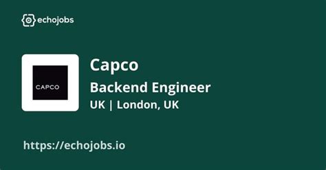 Capco Is Hiring Backend Engineer Java Uk London Uk Docker Gcp