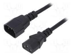 FEMALE IEC C13 MALE IEC C14 1 8M CABLE Videotronics E Store