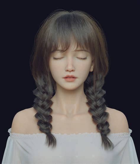 Girl模型 角色 人物 生物 作品模型 CG模型网