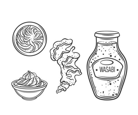 60 Wasabi Paste Stock Illustrations Royalty Free Vector Graphics
