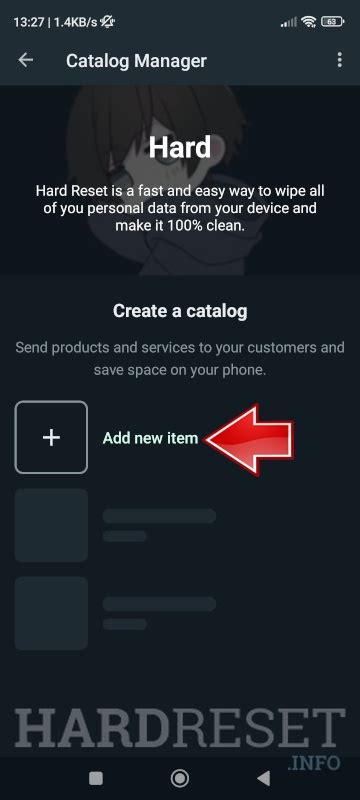 How To Add New Item To Whatsapp Business