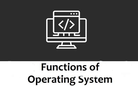 Functions Of Operating System