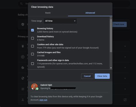 How To Clear Browser History On Chrome