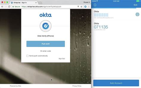 Demo User Authentication Okta