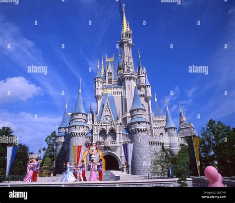 Cinderella S Castle Magic Kingdom Walt Disney World Orlando Florida United States Of