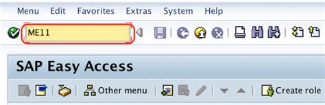 Sap Mm How To Create Purchase Info Record