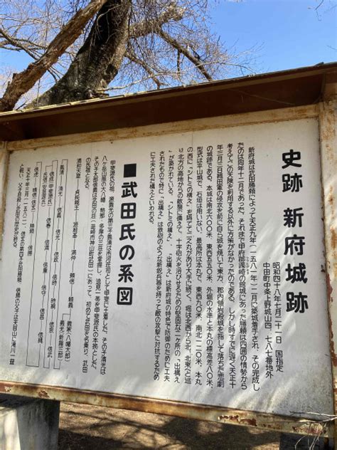 山梨武田史跡巡り武田家最後の城新府城跡山梨県新府城の観光レジャー