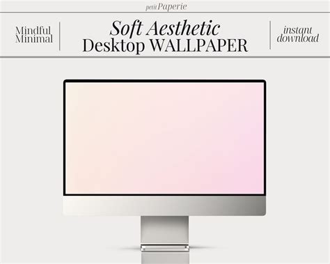 Soft Gradient Aura Pink Girly Theme Desktop Wallpaper Gradient Blur Minimal Pastels Cute Desktop