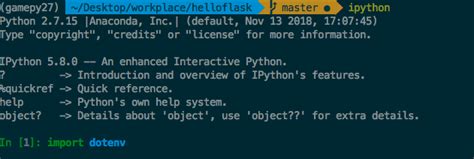 python3 can t load the dotenv module · issue 165 · theskumar python