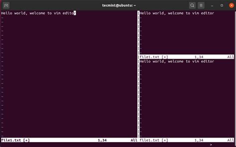 How To Split Vim Screen Horizontally And Vertically In Linux